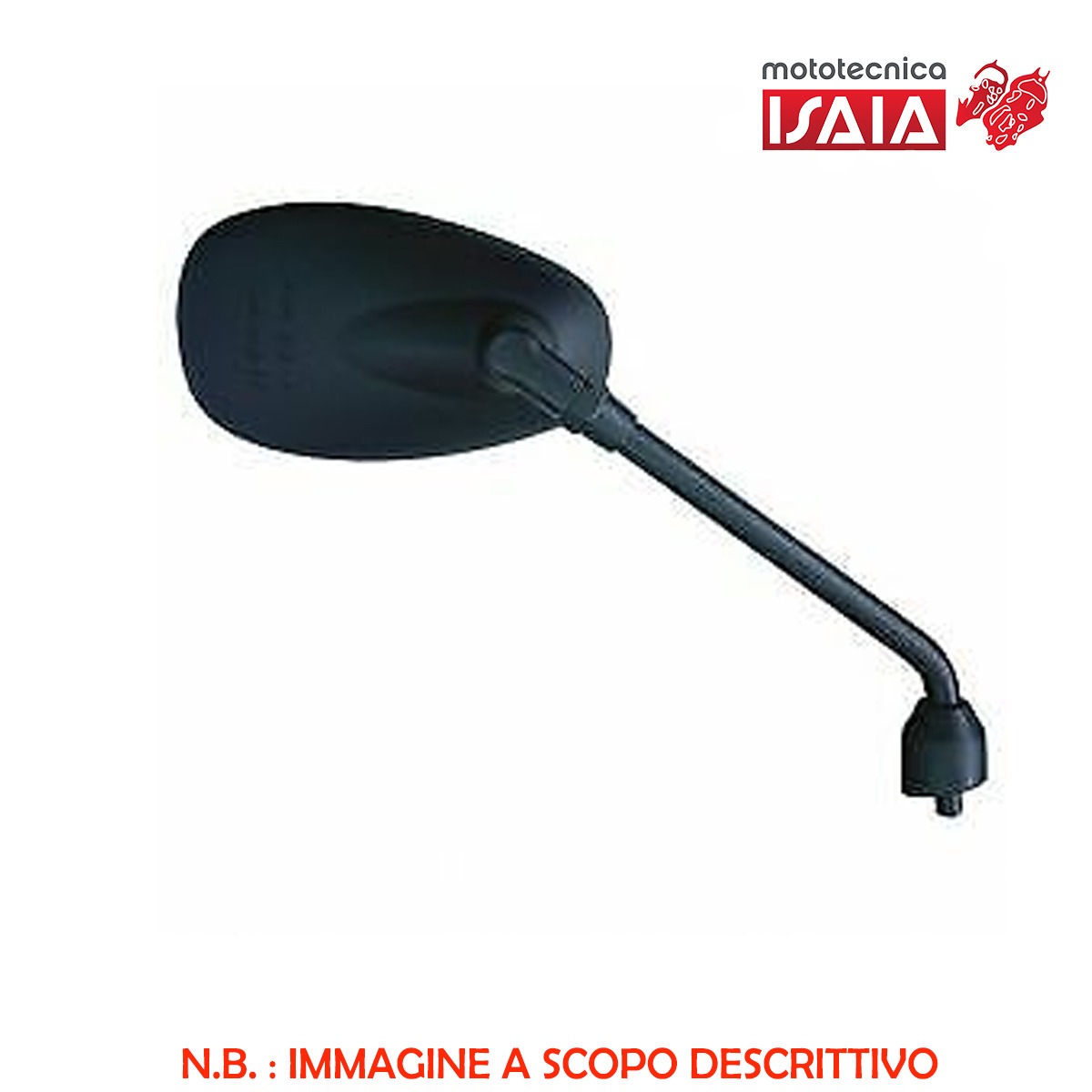 Specchio retrovisore sinistro Piaggio Beverly - Mototecnica Isaia